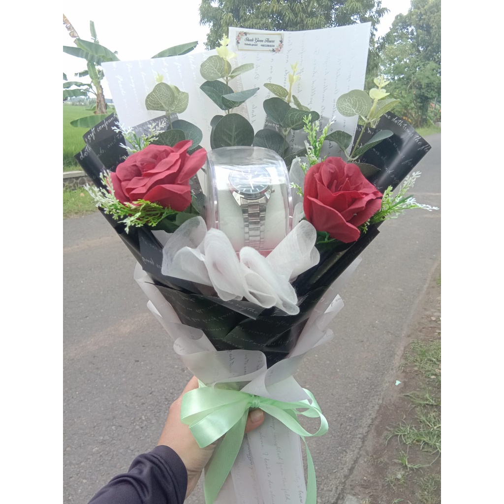 Jual BUKET JAM TANGAN PRIA / KADO UNTUK COWOK / JAM TANGAN COWOK / KADO ...