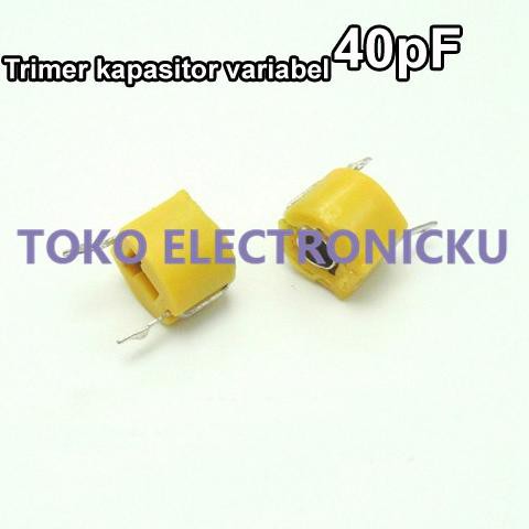 Jual Trimer kapasitor variabel 40 pf trimmer capacitor variable 40pf ...