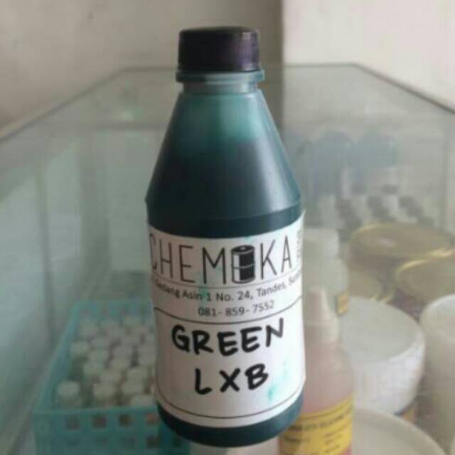 Jual Pewarna Dasar Hijau LXB (Toska) / Pigment Basic Green LXB (Tosca ...