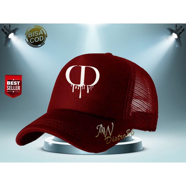 Jual PROMO Topi Distro Di0r Text Putih Premuim Quality Topi Trucker ...
