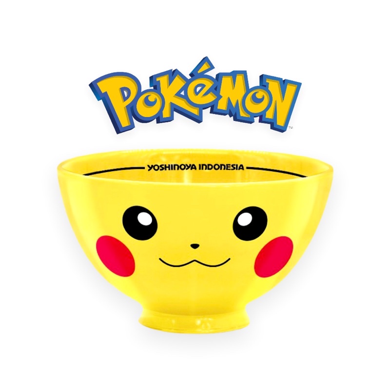 Jual Pokemon x Yoshinoya Indonesia Pikachu Bowl Mangkok Porcelain ...
