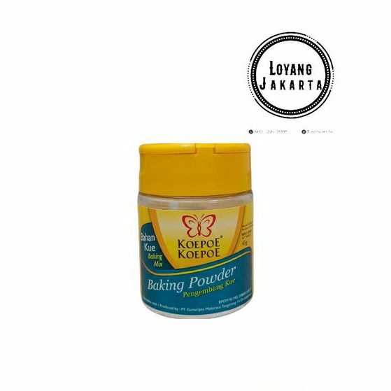 Jual Baking Powder 45gr/kupu-kupu Baking Powder 45gr/pengembang kue ...