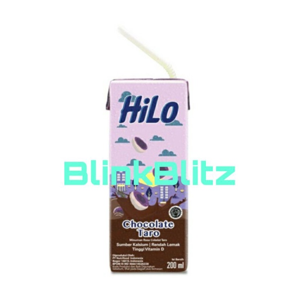 Jual Hilo Chocolate Taro 200 ml Susu UHT Minuman Tinggi Kalsium ...