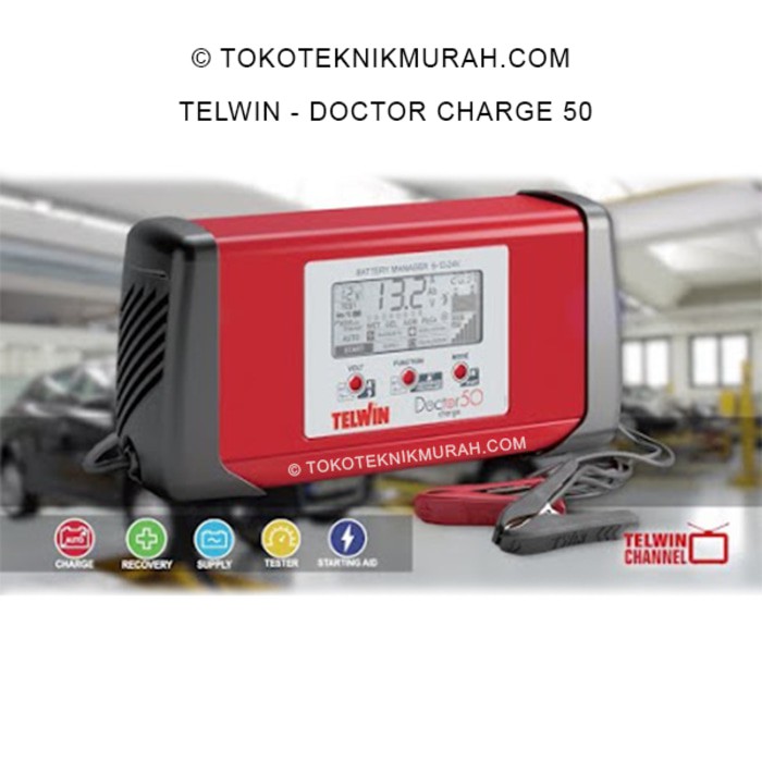 Jual Telwin Doctor Charge 50- Battery Charger Accu / Aki Multifungsi | Shopee Indonesia