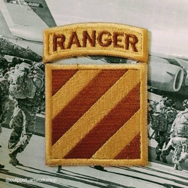 Jual Patch 3rd Infantry Division Ranger Tab DCU Desert US Army Military ...