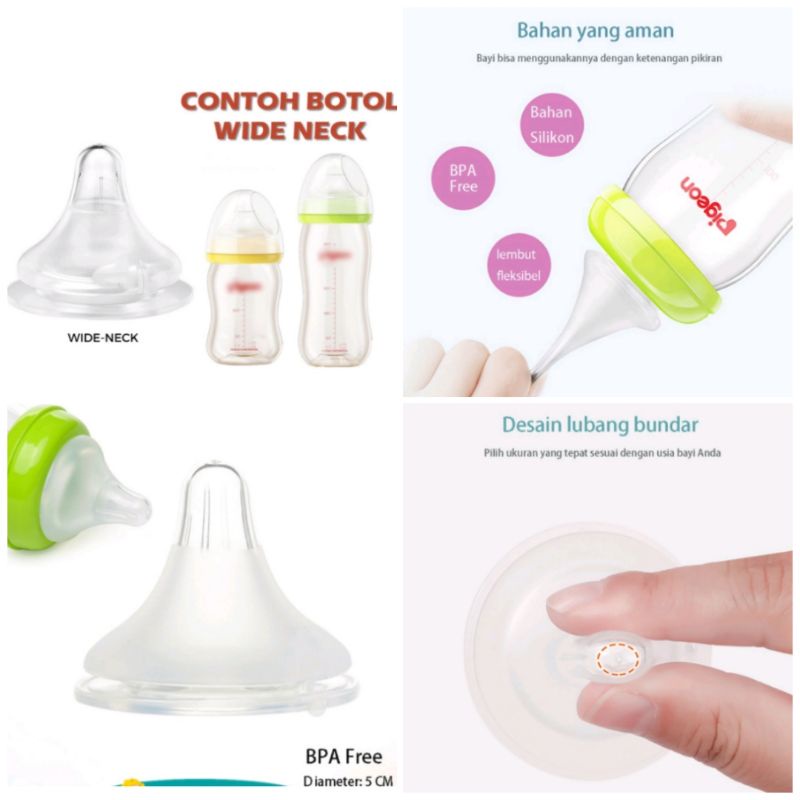 Jual PUTING DOT UNTUK PIGEON WIDE NECK OEM dan BOTOL AVENT CLASSIC ...