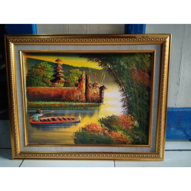 Jual Frame dan lukisan pemandangan bali | Shopee Indonesia