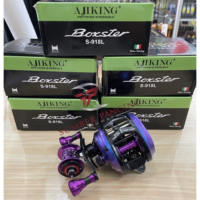 Jual Reel BC Ajiking Boxster S-918L/BC Heavy Drag besar/left handle ...