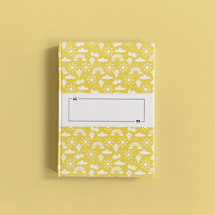 Jual Buku tulis kosong cantik Peekmybook - Blank Space Yellow / Buku ...