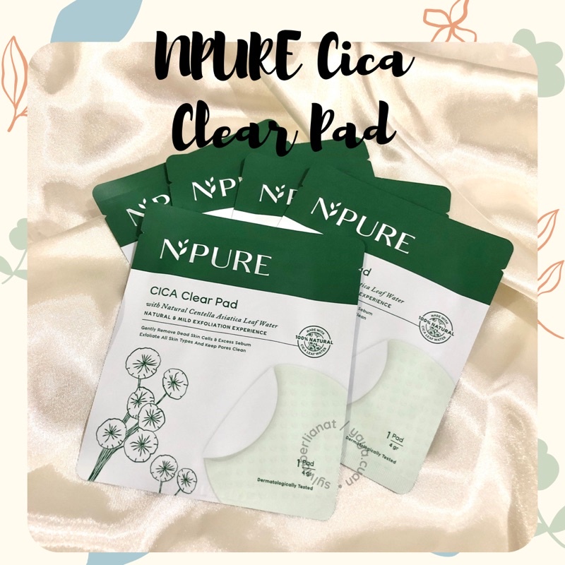 Jual NPURE Cica Clear Pad Sachet 1 sachet - N'Pure Cica - Cica Anti ...