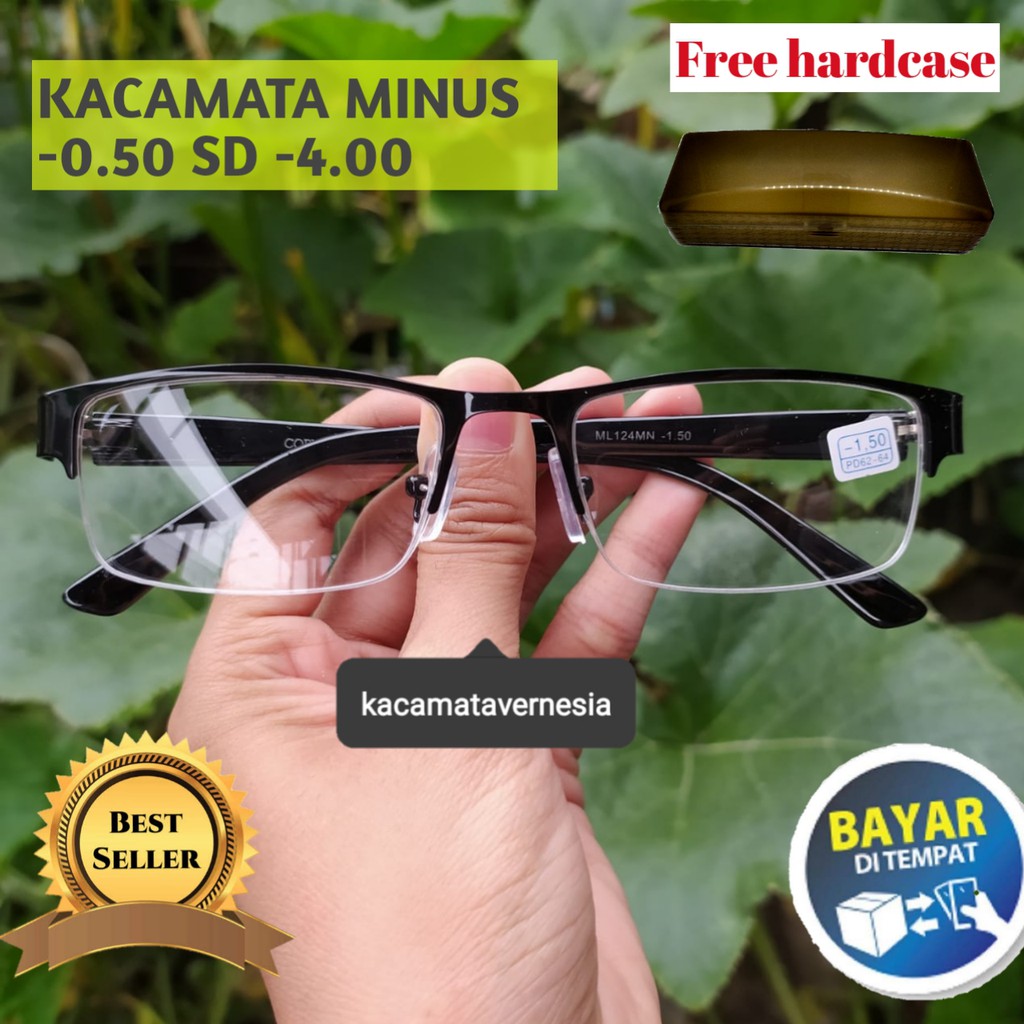 Jual Kacamata Vernesia Kacamata Minus Senar Frame Atas / Gantung ...
