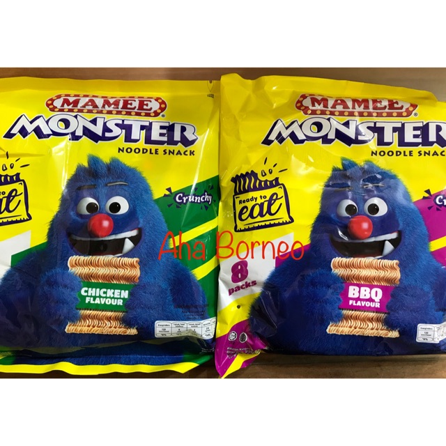 Jual Snack Mamee Monster / Snek Mie Mami Malaysia / Chicken BBQ ...