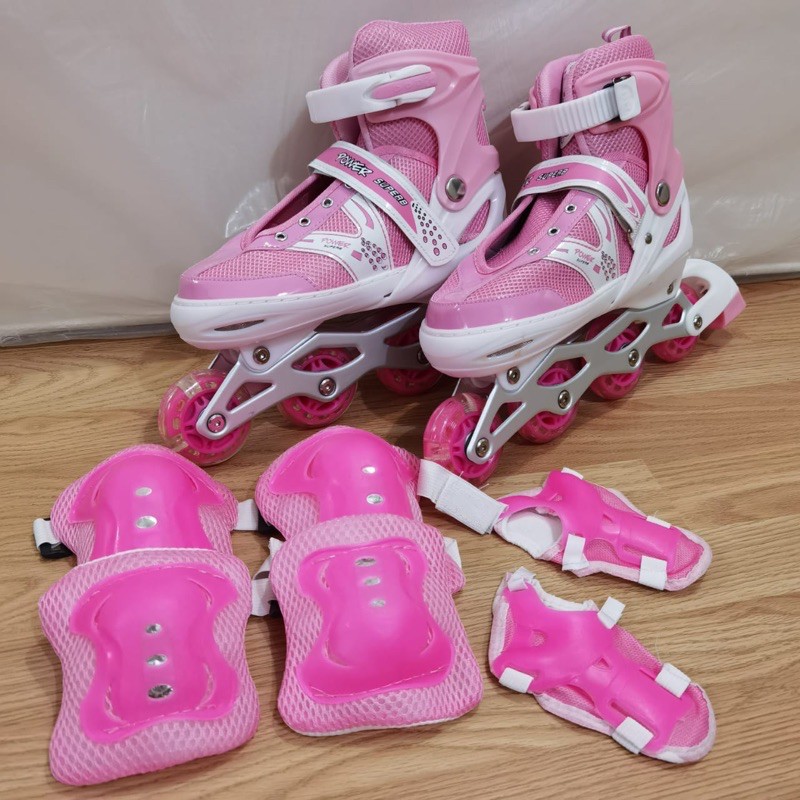 Jual Sepatu Roda Inline Power Skate (+ Dekker) | Shopee Indonesia