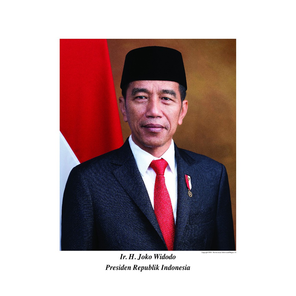 Jual POSTER PRESIDEN & WAKIL PRESIDEN REPUBLIK INDONESIA 2019-2024 ...