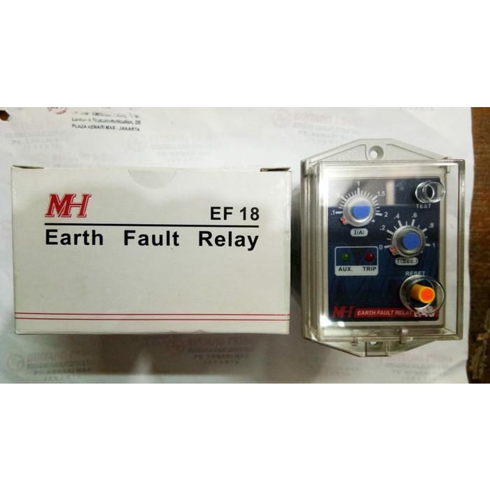 Jual Relay New Efr / Earth Fault Relay / Earth Fault Protector Ef-18 ...