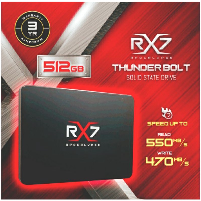Jual SSD RX7 512gb Garansi Resmi 3 Tahun | Shopee Indonesia