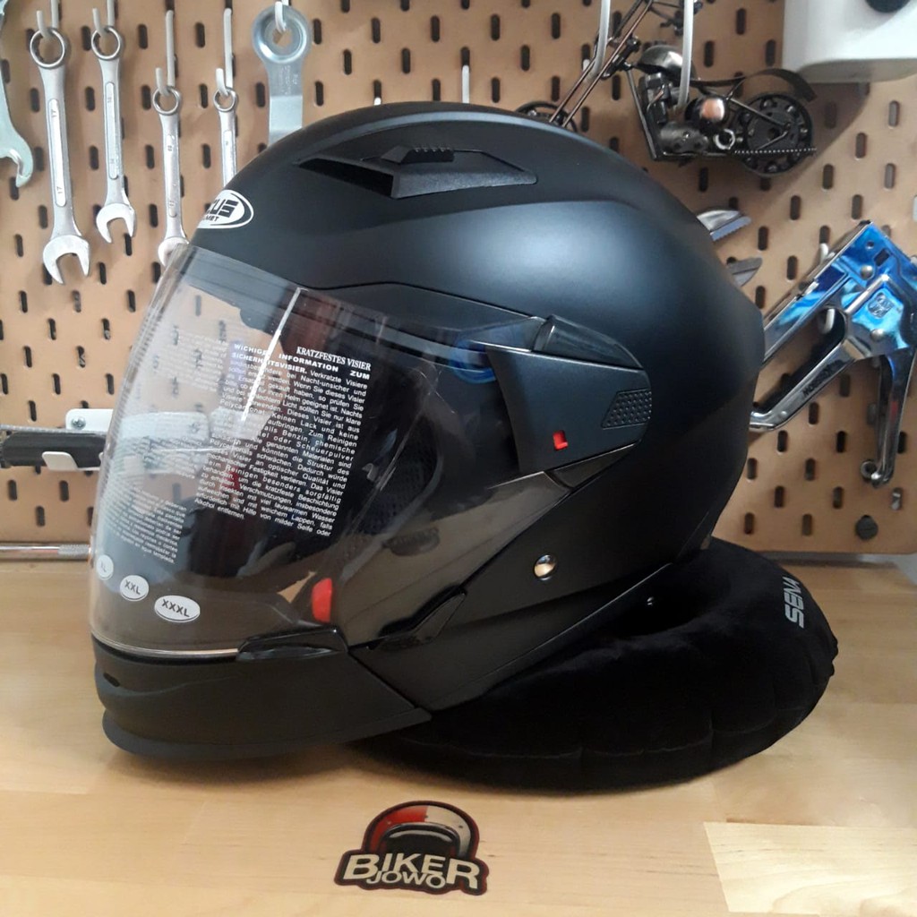 Jual Zeus 611c Z611C ZS611C - Modular Matt Black White Red Silver Dsil ...