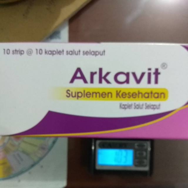 Jual Arkavit /Arcavit/ suplemen makanan/vitamin tablet | Shopee Indonesia