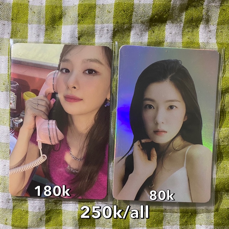Jual IRENE SEULGI SMCU SMTOWN VER HOLO PHOTOCARD PC RED VELVET RV ...
