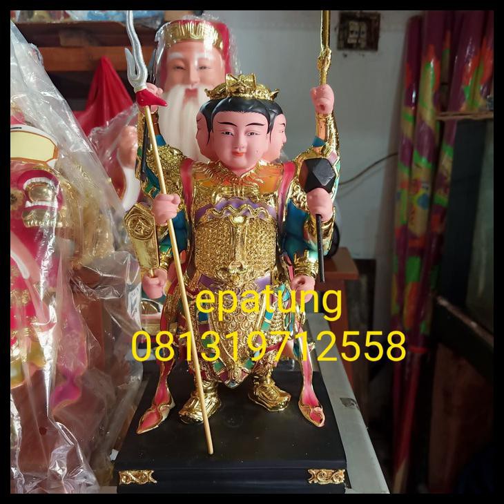 Jual Patung Dew Rupang Dewa Nacha Naca Locia 3 Wajah Fiber 12 Inch ...