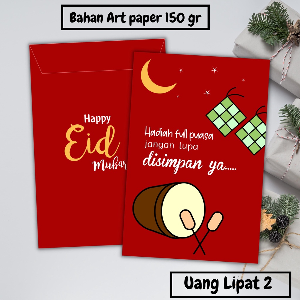 Jual Ampau Lebaran Hari Raya Idul FItri Custom / Amplop THR Lebaran ...