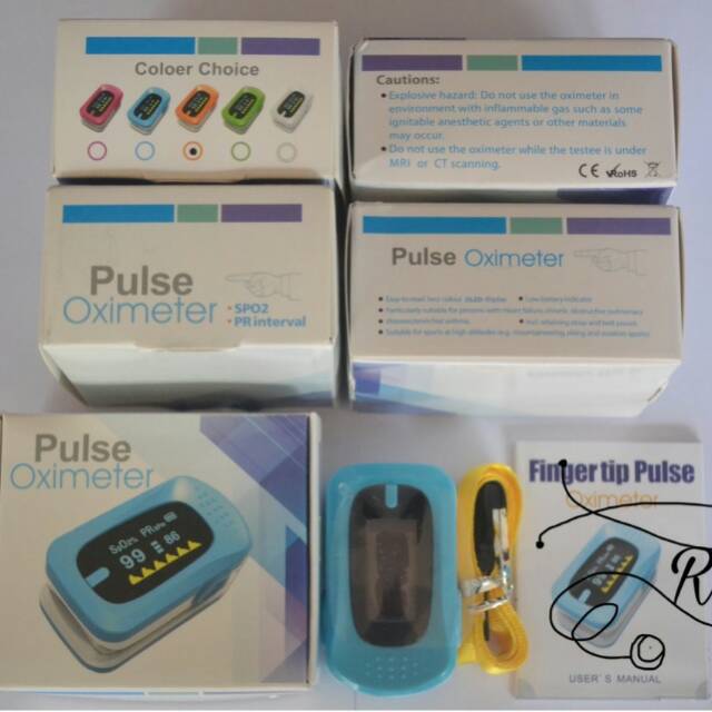 Jual Fingertip Pulse Oximeter / Pulse Oxymeter / Pulse Oximetri / Pulse ...