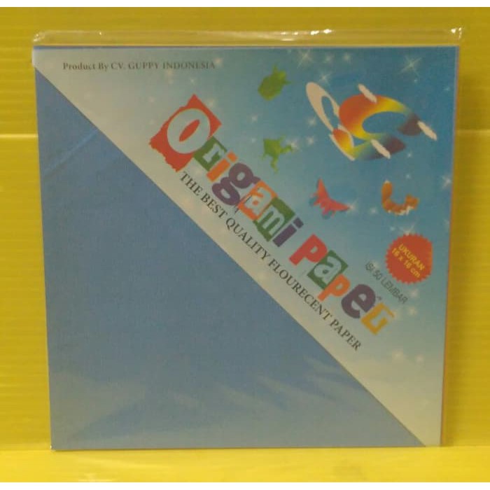 Jual Guppy Kertas Origami 16 x 16 (Pak Isi 50 Lembar) | Shopee Indonesia