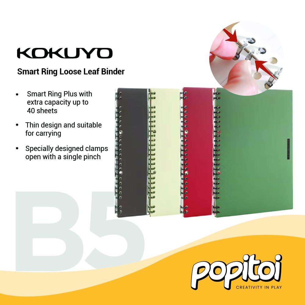 Jual Kokuyo Retro Smart Ring Loose Leaf Binder B5 Notebook Buku Tulis 360 Derajat | Shopee Indonesia
