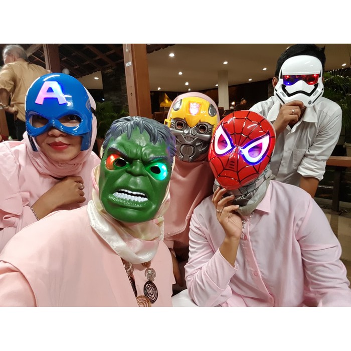 Jual TOPENG SUPERHERO/ TOPENG HULK/ TOPENG SPIDERMAN/ TOPENG STAR WARS ...