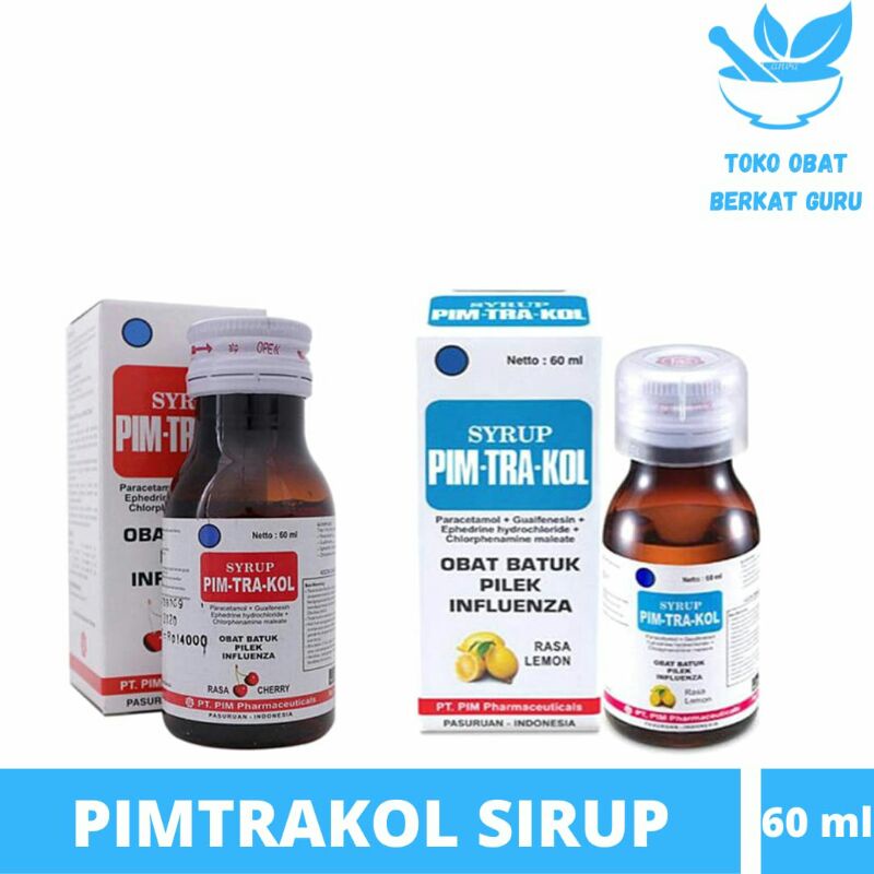 Jual PIM-TRA-KOL / PIMTRAKOL - SIRUP OBAT BATUK PILEK INFLUENZA ...
