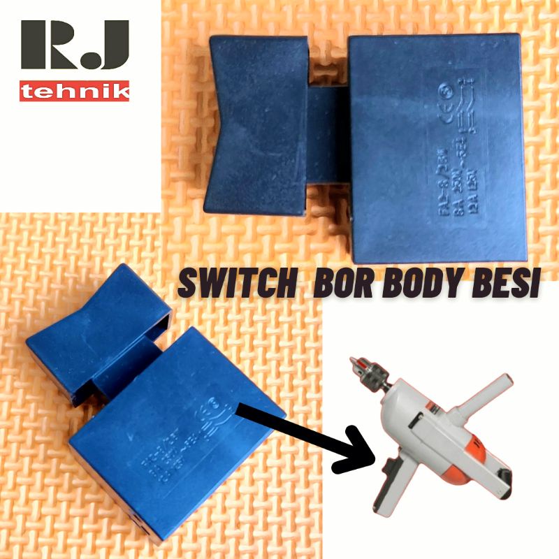 Jual Modern JIZ13 Switch Saklar Skakel On Off Mesin Bor 13mm Body Besi ...