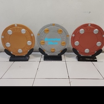 Jual PIALA BOLA FUTSAL PLATE PIALA FIBER PIRINGAN TROPHY SATUAN DAN SET ...