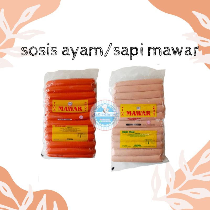 Jual Mawar sosis sapi dan ayam | Shopee Indonesia