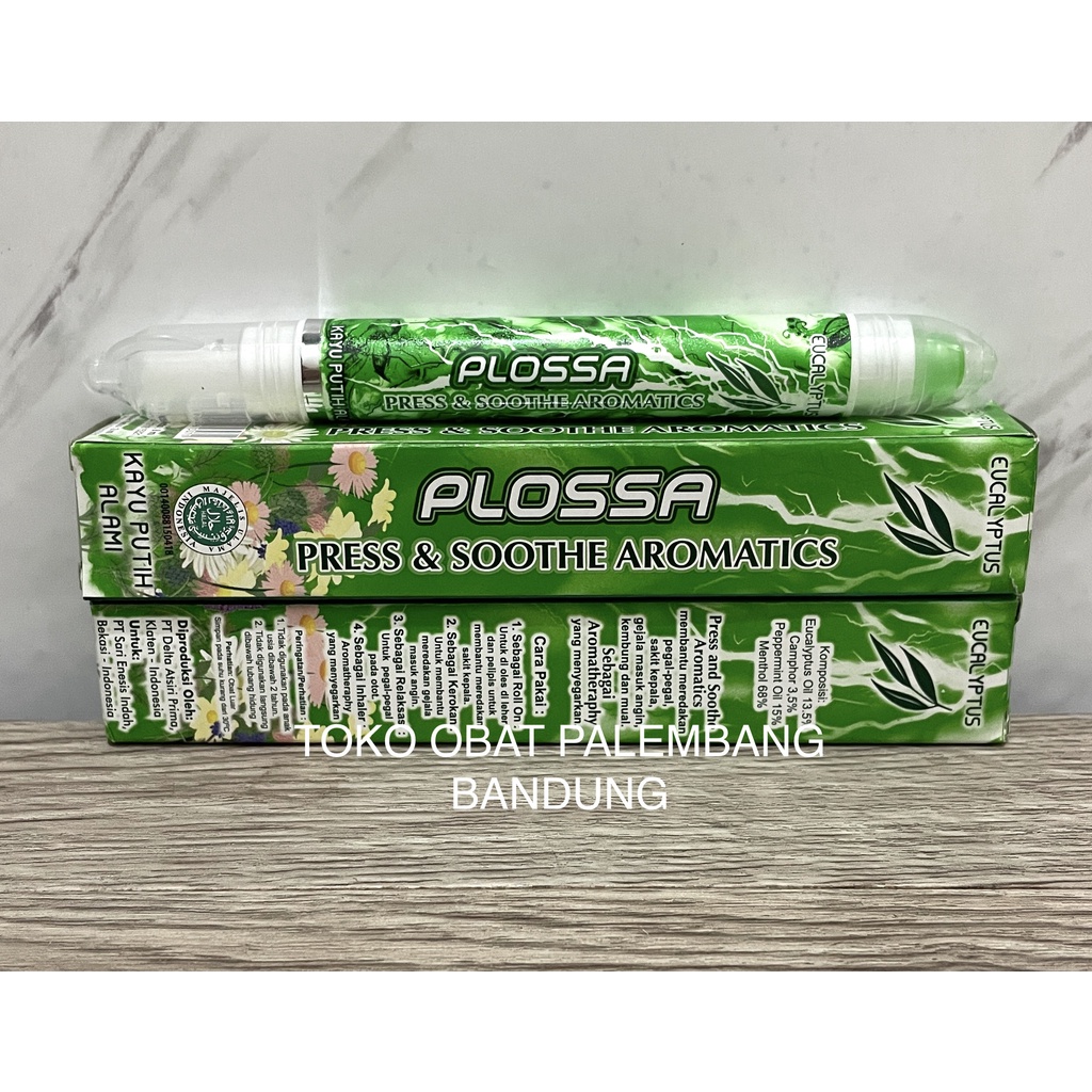 Jual PLOSSA BESAR 10ML 4 in 1 ROLL ON INHALER Aromatherapy Minyak Angin ...