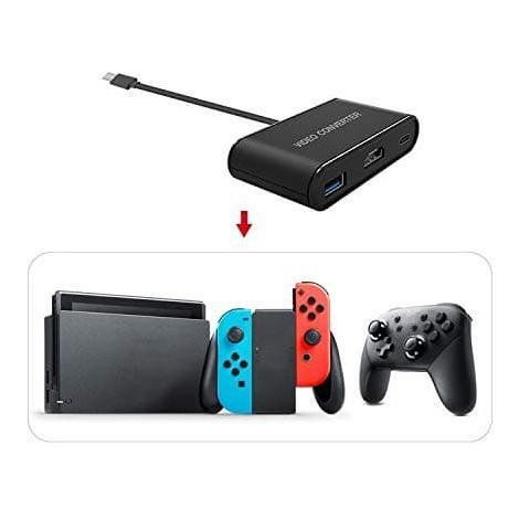 Jual Nintendo Switch Dobe Portable Dock Adapter Hub Usb-C To Hdmi Mini ...