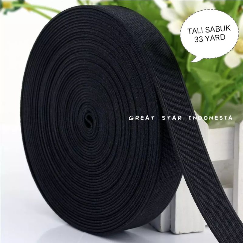 Jual Tali Sabuk Roll Tali Webbing Nylon Uk. 3,1 (-+ 30 Meter)±33 yard ...