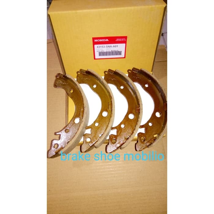 Jual Brake Shoe Tromol Kampas Rem Belakang Honda Mobilio 1 Set | Shopee ...