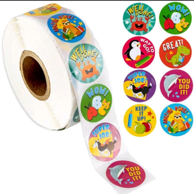 Jual Stiker, sticker Gambar Hewan Lucu Untuk Anak tempel di tempat ...