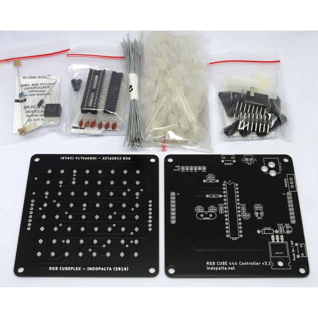 Jual Kit Arduino LED Cube RGB 4x4x4 | Shopee Indonesia