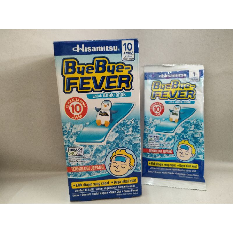 Jual Byebye fever anak 1 kotak isi 10 bgks | Shopee Indonesia