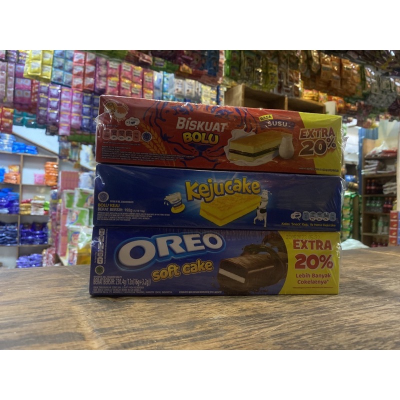 Jual oreo bolu , oreo soft cake , biskuat bolu 1box @12 | Shopee Indonesia