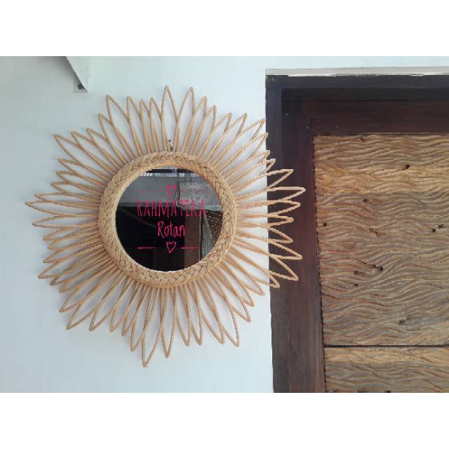 Jual Cermin rotan TERMURAH kode RR09 | Shopee Indonesia