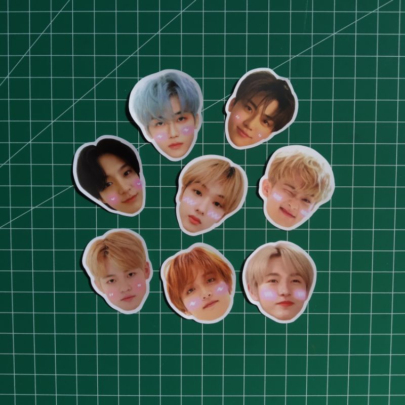 Jual [isi 50 pcs] Sticker Bubble Head stiker freebies TREASURE NCT ...
