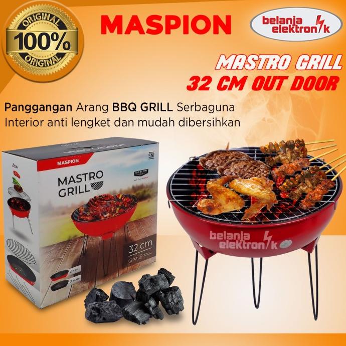 Jual MASPION BLG MASTRO GRILL 32 CM PANGGANGAN ARANG BBQ SATE SERBAGUNA | Shopee Indonesia