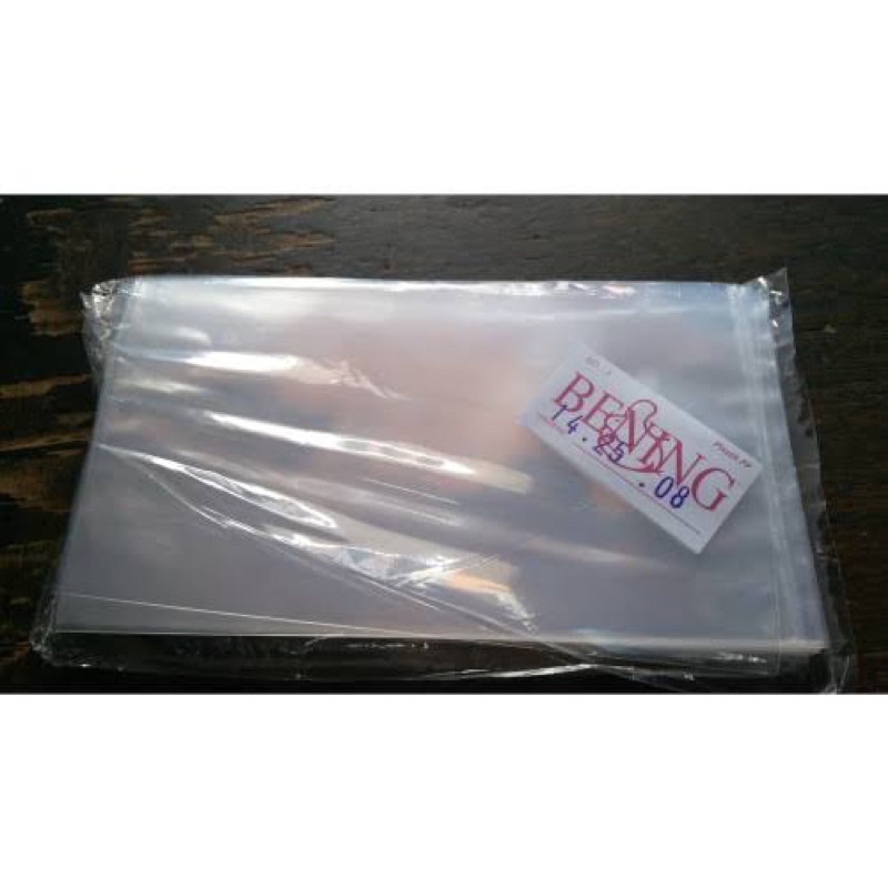 Jual Plastik PP Bening Tebal 08 merk Bening Ukuran 23x35 | Shopee Indonesia
