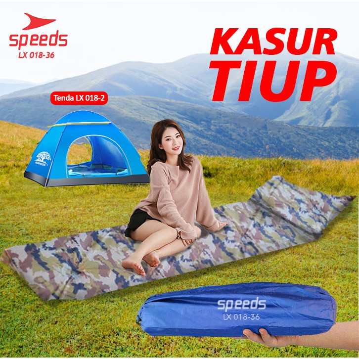 Jual SPEEDS Matras Angin tenda camping Sleeping Pad Kasur Tiup Outdoor ...