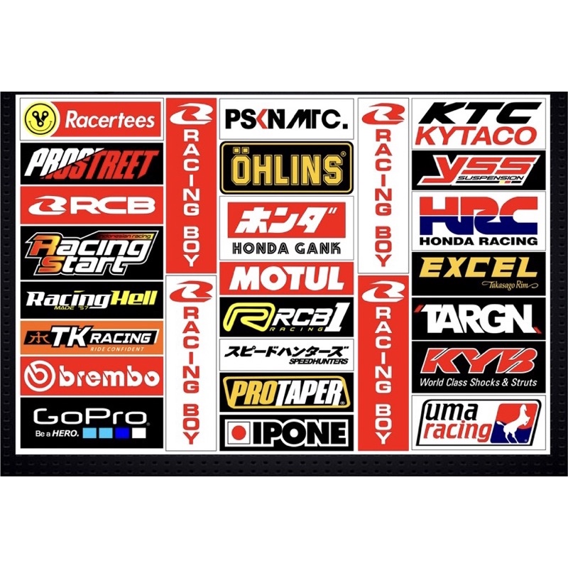 Jual Stiker Racing Ukuran A4 Full | Shopee Indonesia