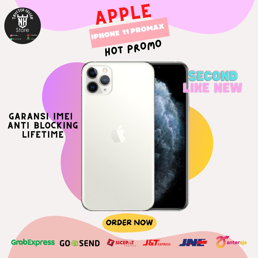 Jual iPhone 11 Pro Max 64GB/256GB/512GB Bekas Original 100% Mulus Fullset | Shopee Indonesia