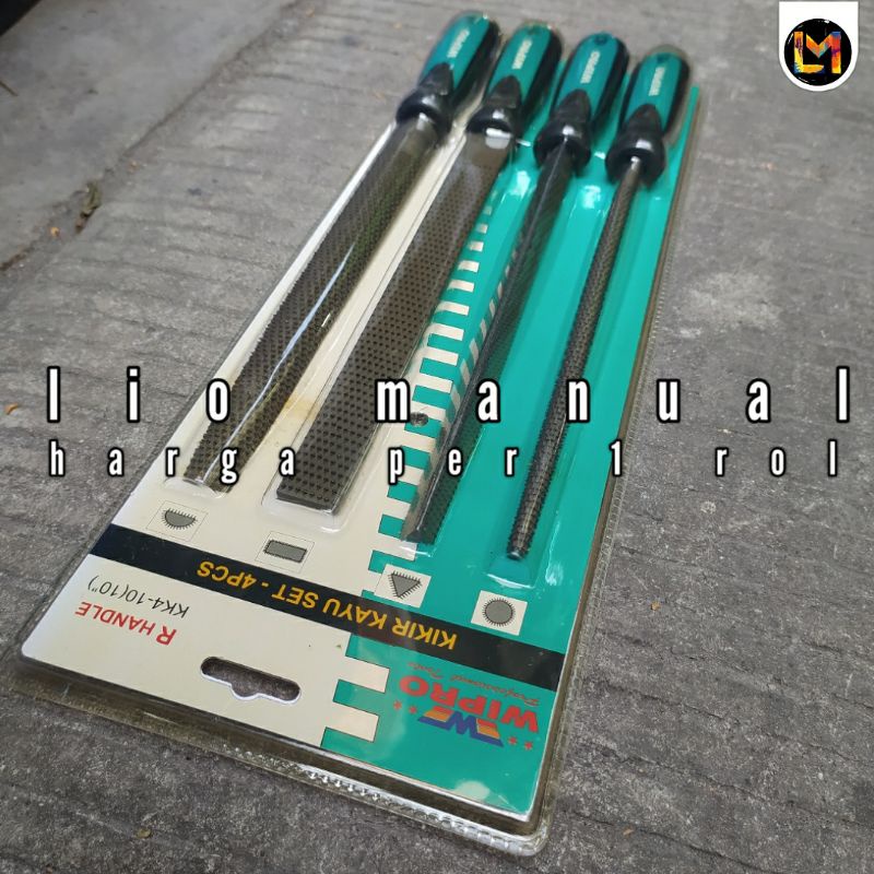 Jual kikir set kayu 10 inch 4 pcs wipro | Shopee Indonesia