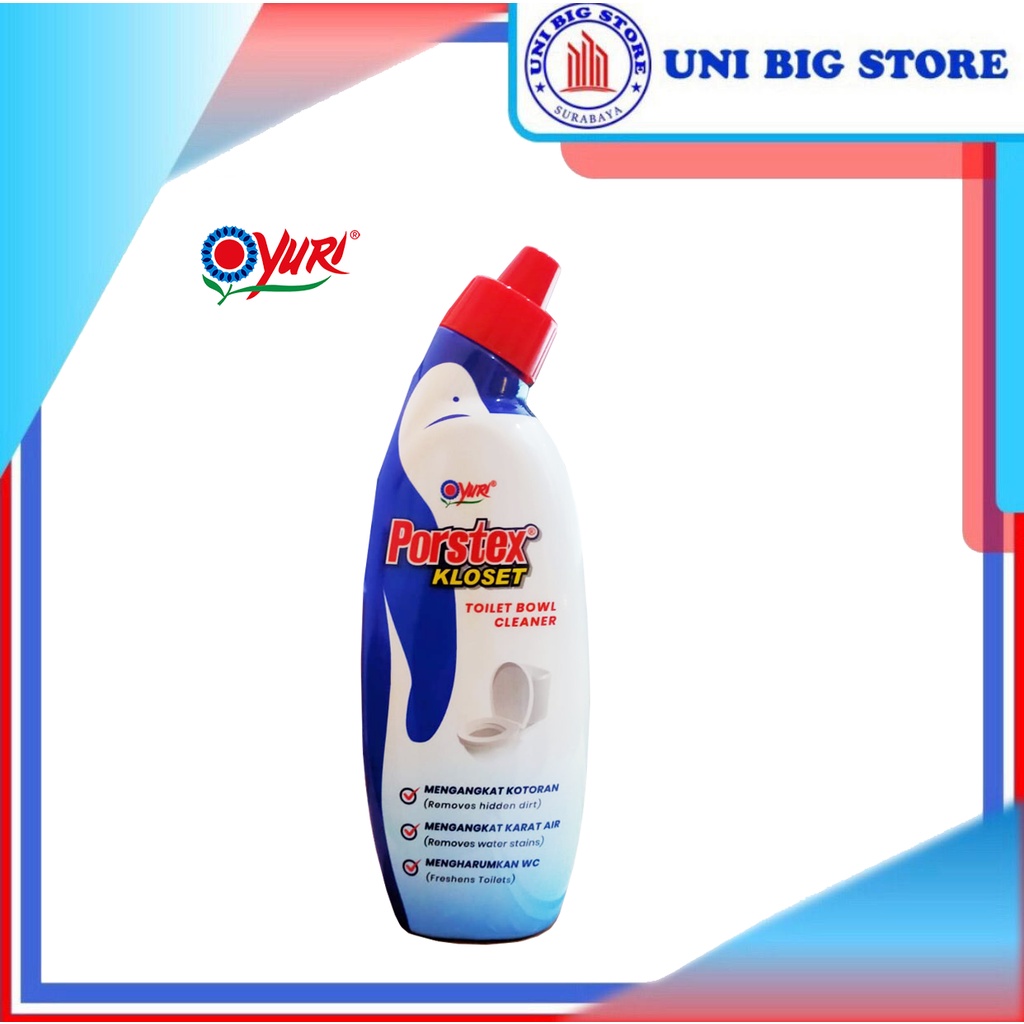 Jual Yuri Porstex Kloset Pembersih Toilet Bowl Closet Cleaner 500 ml ...